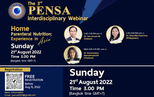 The Parenteral and Enteral Nutrition Society of Asia (PENSA)