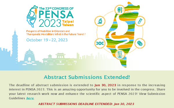 The Parenteral and Enteral Nutrition Society of Asia (PENSA)